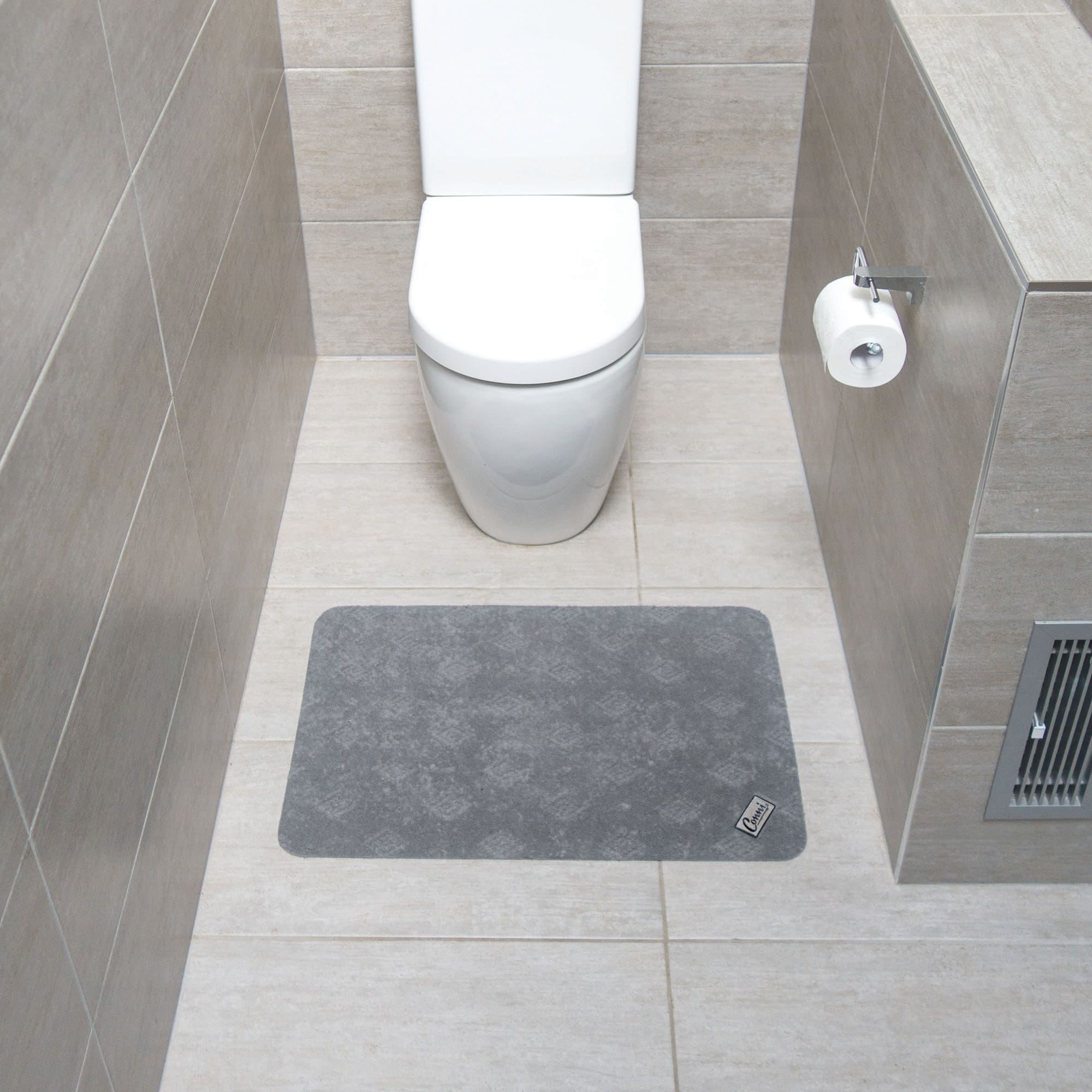 Conni Absorbent Floor Mat - Compact - Grey