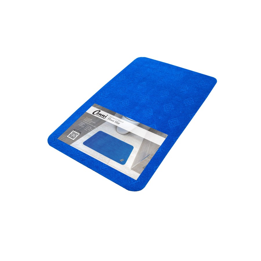 Conni Absorbent Floor Mat - Compact - Royal Blue