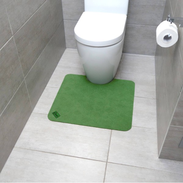 Conni Absorbent and Waterproof Toilet Mat - Grey