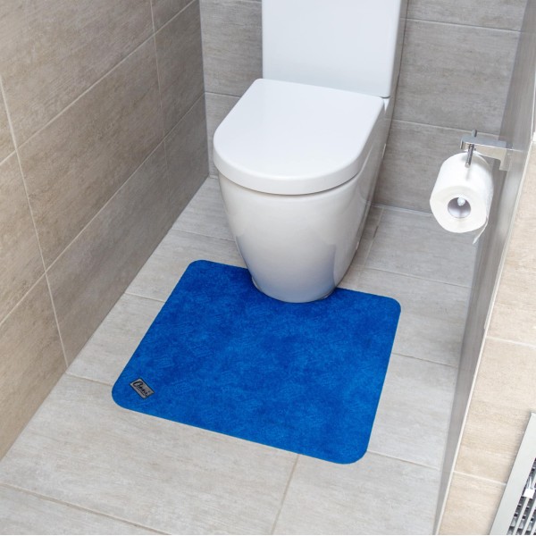 Conni Absorbent and Waterproof Toilet Mat - Grey