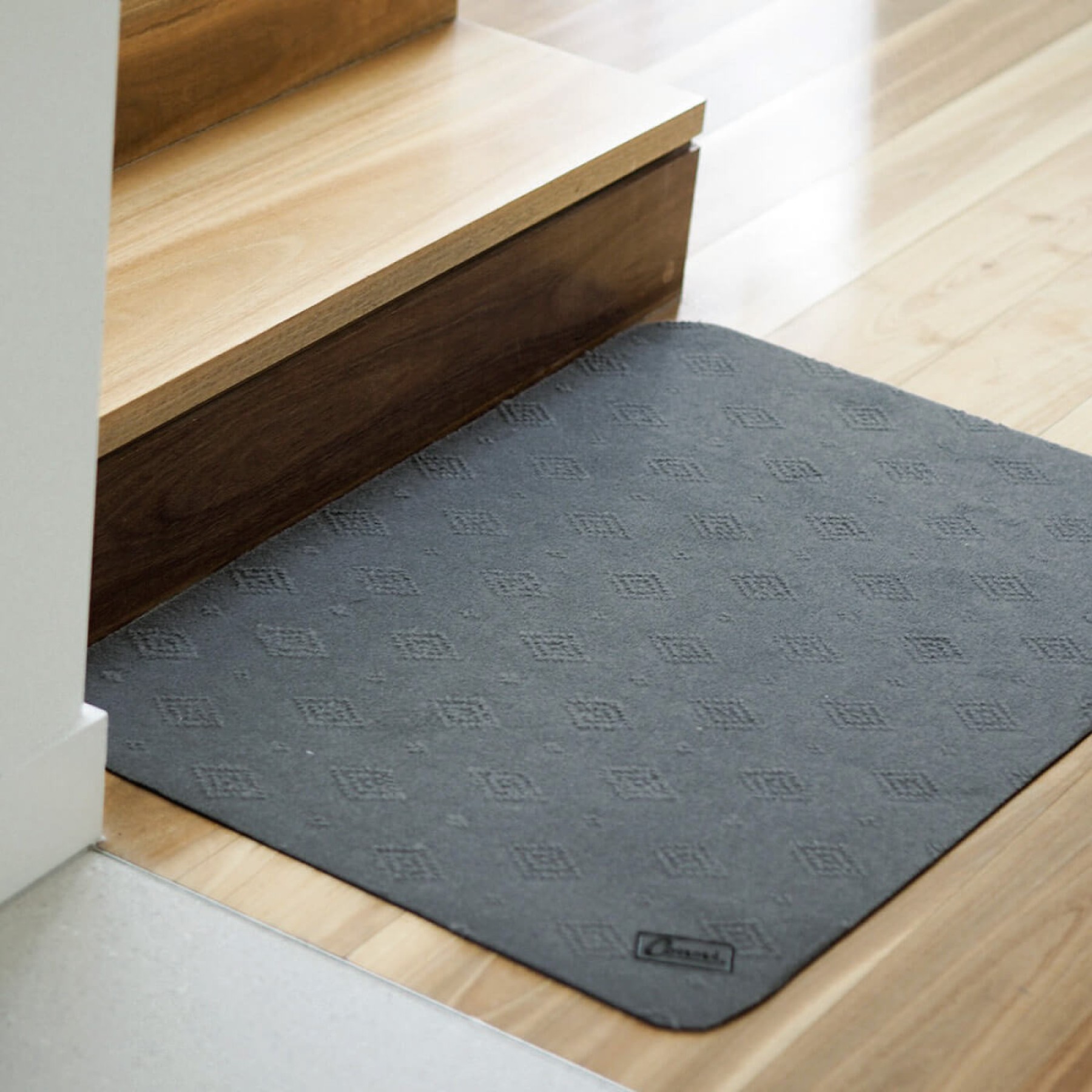 Grey Classic Anti Slip Absorbent Floor Mat - 2 Pack | Conni