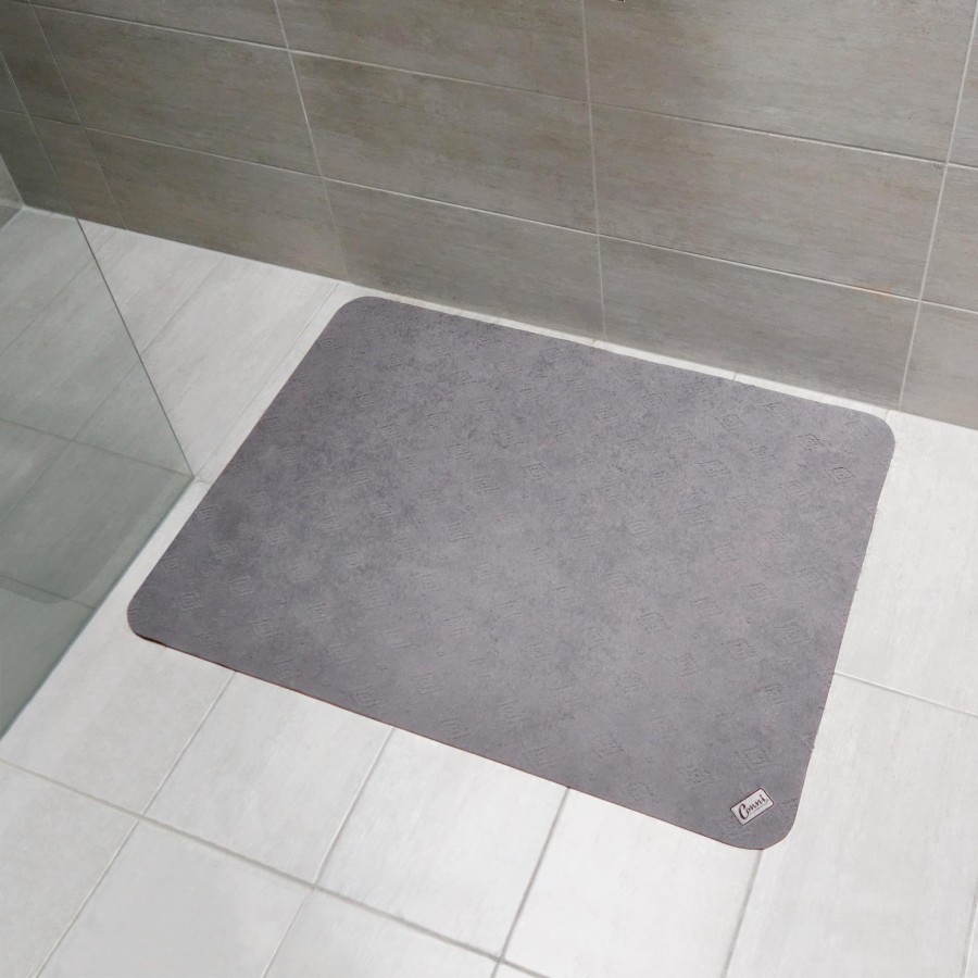 Anti Slip Absorbent Floor Mat - Double Classic - Grey | Conni