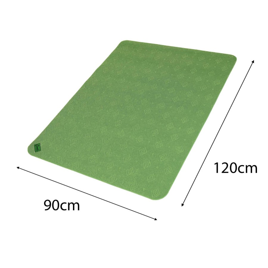 Anti Slip Absorbent Floor Mat - Double Classic - Green | Conni