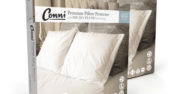 Premium Pillow Protector with Micro-Plush Technology - 2 Pack