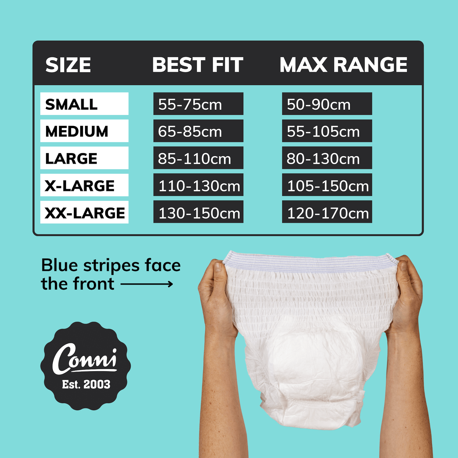 Conni Pull‑Ons Large Trial Pack | Adult Absorbent Pull‑Ups